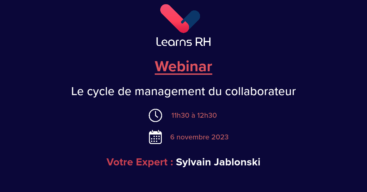 Le cycle de management du collaborateur | Learns RH